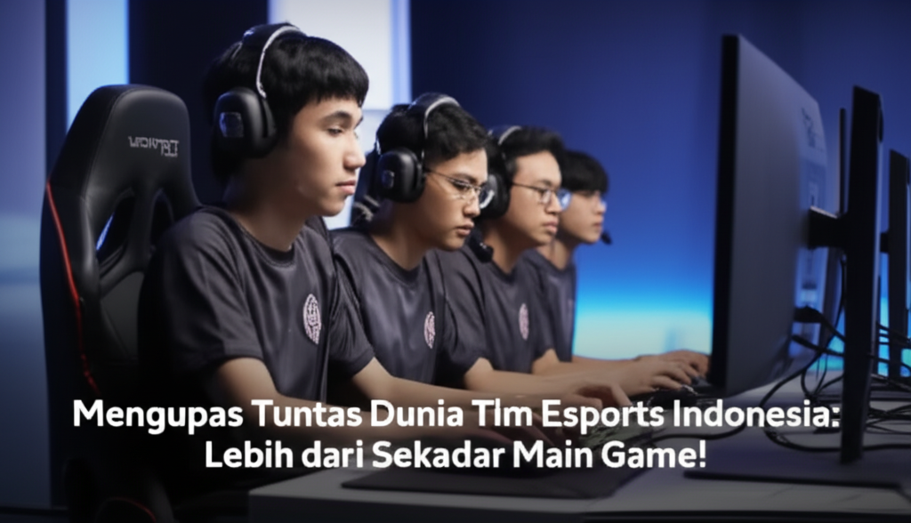 Mengupas Tuntas Dunia Tim Esports Indonesia: Lebih dari Sekadar Main Game!